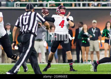 Western Kentucky quarterback Bailey Zappe (4) during an NCAA football ...