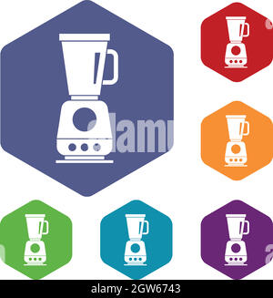 Blender icons 9 set Stock Vector Image & Art - Alamy