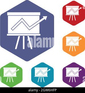 Flip chart with statistics set 9 Stock Vector Image & Art - Alamy