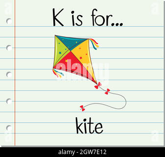 Alphabet K is for kite Stock Vector Image & Art - Alamy