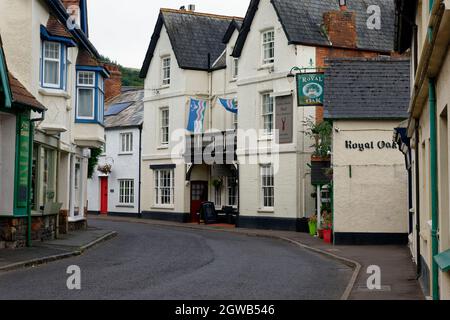 The Lorna Doone Hotel, High Street, Porlock, Exmoor National Park ...