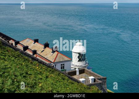 Foreland Point and the Bristol Channel in Exmoor National Park near ...