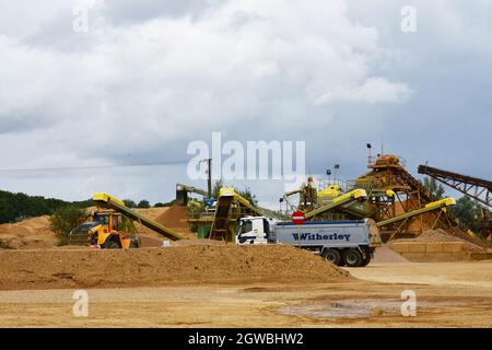 Little Paxton Quarry, Cambridgeshire, England, UK Stock Photo - Alamy