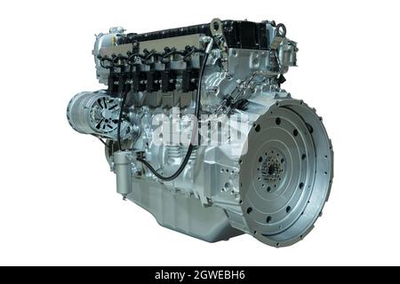 Modern natural gas car engine cylinder head cross section Stock Photo ...