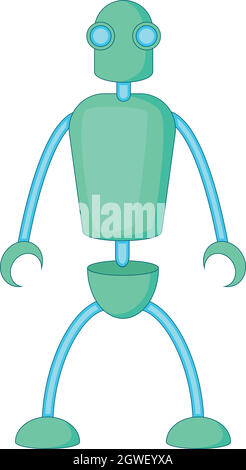 Humanoid robot icon, cartoon style Stock Vector Image & Art - Alamy