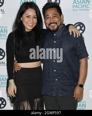 Dion Basco arrives at the 2021 Los Angeles Asian Pacific Film Festival ...
