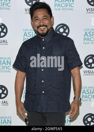 Dion Basco arrives at the 2021 Los Angeles Asian Pacific Film Festival ...