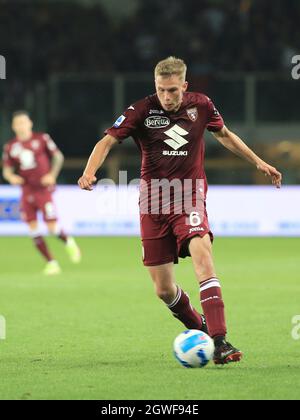 David Zima of Torino FC during the Serie A 2021/22 match between Torino ...
