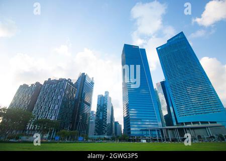 DBS Bank Headquarters located at Marina Bay Singapore Stock Photo - Alamy