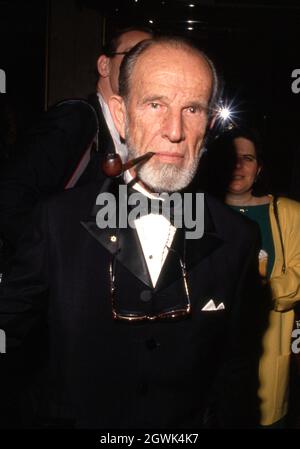 Hume Cronyn 1990 Credit: Ralph Dominguez/MediaPunch Stock Photo - Alamy