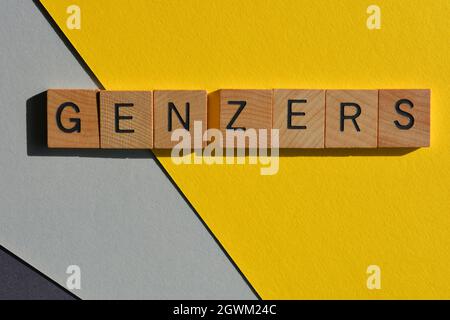 Gen Z, abbreviation for Generation Z people born between 1995 to 2010 ...