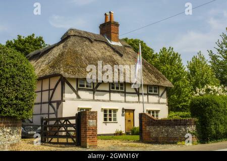 Nice english hous in a Portchester village Stock Photo - Alamy