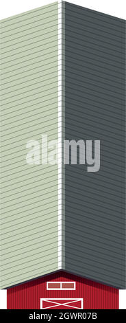 Top view of barn rooftop Stock Vector Image & Art - Alamy
