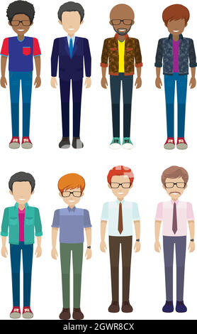 Faceless men cartoon Stock Vector Image & Art - Alamy