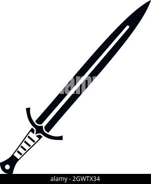 Long sword icon, simple style Stock Vector Image & Art - Alamy