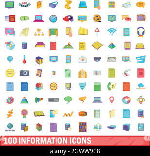 Version icons set, cartoon style Stock Vector Image & Art - Alamy