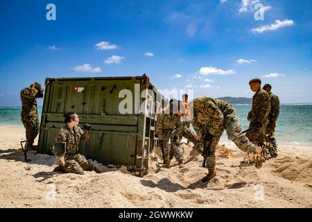 U.S. Marines with 3d Landing Support Battalion, Combat Logistics ...