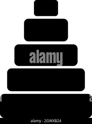 Pyramid Simple vector icon Stock Vector Image & Art - Alamy