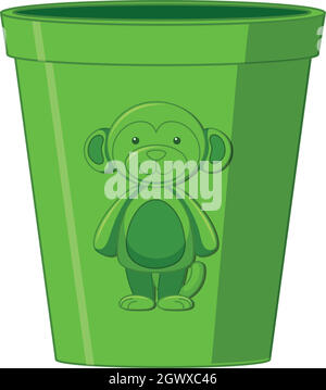 green plastic bucket Stock Vector Image & Art - Alamy