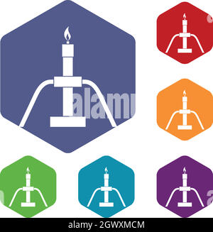 Gas flaring set 9 Stock Vector Image & Art - Alamy