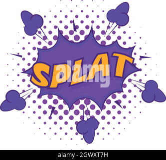 splat comic word Stock Vector Image & Art - Alamy