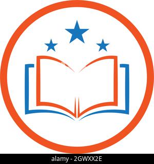 Book education Logo Template vector Illustration design Stock Vector ...