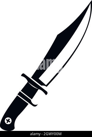 Dagger Simple vector icon. Illustration symbol design template for web ...