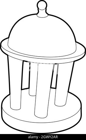 Rotunda icon, outline style Stock Vector Image & Art - Alamy