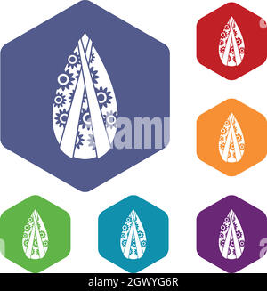 Memorial wreath icons set vector color Stock Vector Image & Art - Alamy