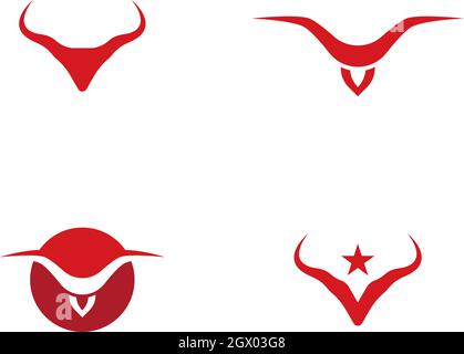 Taurus Logo Template vector icon illustration design Stock Vector Image ...