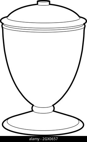 Urn icon, outline style Stock Vector Image & Art - Alamy