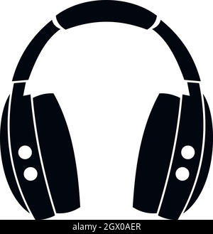 Headphones Simple vector icon. Modern, simple flat vector illustration ...