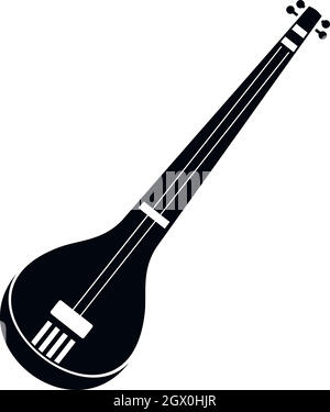 Lute Simple vector icon. Illustration symbol design template for web ...