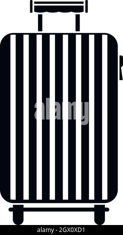 Suitcase Simple vector icon. Illustration symbol design template for ...