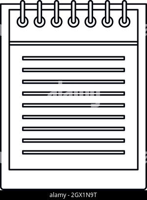 Paper task icon outline vector. Work time. Business team Stock Vector ...