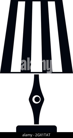 Table-lamp Simple vector icon Stock Vector Image & Art - Alamy