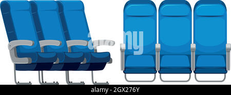 Set of airplane seat Stock Vector Image & Art - Alamy