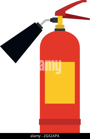 red fire extinguisher tool icon Stock Vector Image & Art - Alamy
