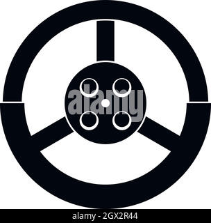 Wheel Simple vector icon. Illustration symbol design template for web ...