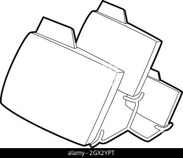 database icon black vector illustration Stock Vector Image & Art - Alamy