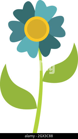 flower flat style icon vector design Stock Vector Image & Art - Alamy