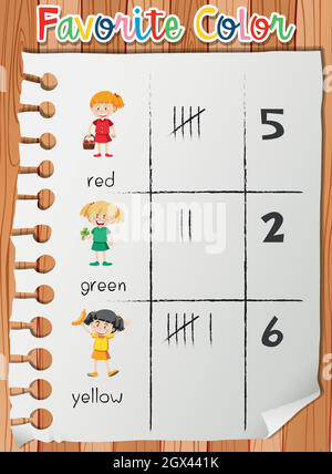 Color Guide Chart Stock Vector Image & Art - Alamy