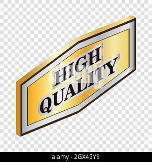 Rectangular label high quality isometric icon Stock Vector Image & Art ...