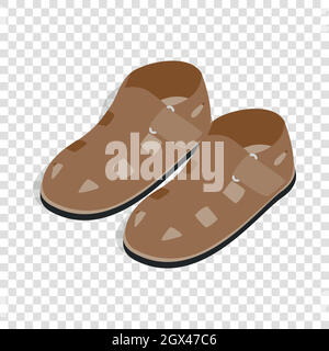 Mens sandals isometric icon Stock Vector Image & Art - Alamy