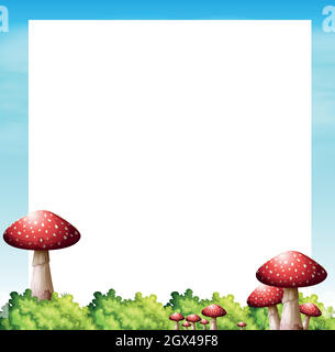 Grass bush border clipart, nature element vector Stock Vector Image ...