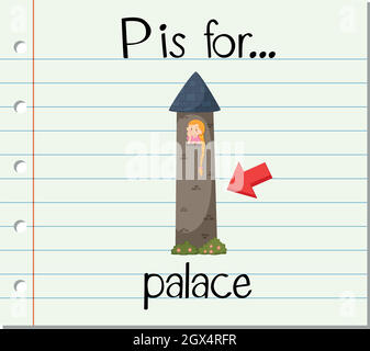 Flashcard letter C is for castle Stock Vector Image & Art - Alamy