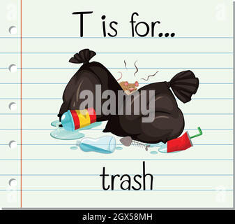 Letter B Rubbish. Trash font. garbage alphabet. Lettering litter Stock ...