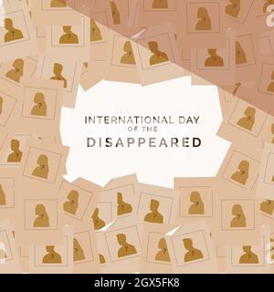 International Day of the Victims of Enforced Disappearances Vector ...