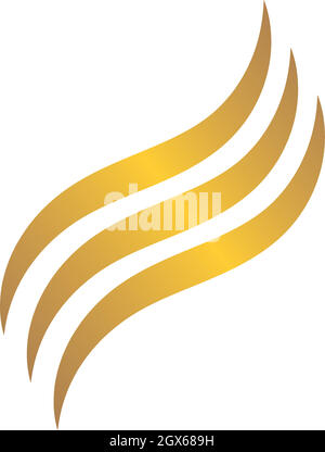 Hair wave logo vector icon template Stock Vector Image & Art - Alamy