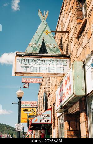 Downtown Williams, Arizona (old Route 66 town Stock Photo - Alamy